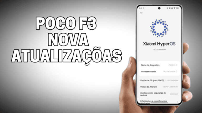 Xiaomi disponibiliza HyperOS para o Poco F3 em toda a Região EEA